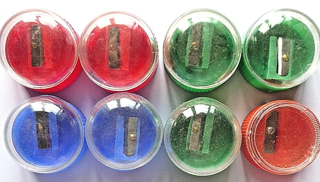 KUM - ONIT No. 210, 8 Bleistiftspitzer m. OVP, Kunststoff ...