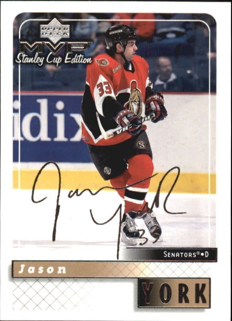 1999-00 (SÉNATORS) PONT supérieur MVP SC édition script argent #129 ...