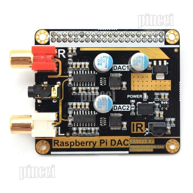 FOR VOLUMIO MOODE Raspberry Pi DAC Decoder Board 2CH DAC Hifi Dual ...