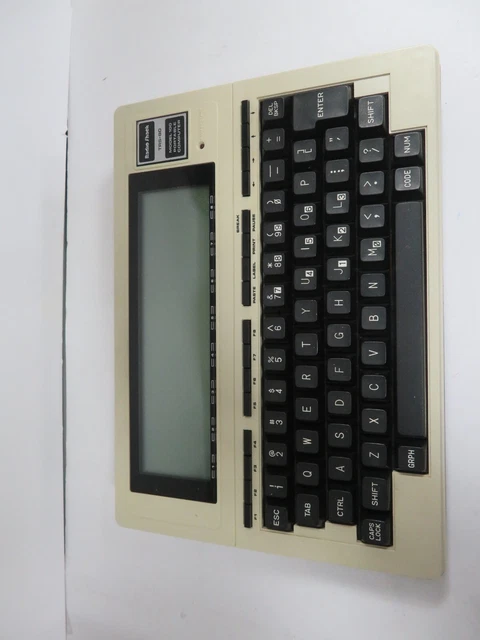 TANDY RADIO SHACK Trs-80 Model 100 Portable Computer *No Power* Unit ...