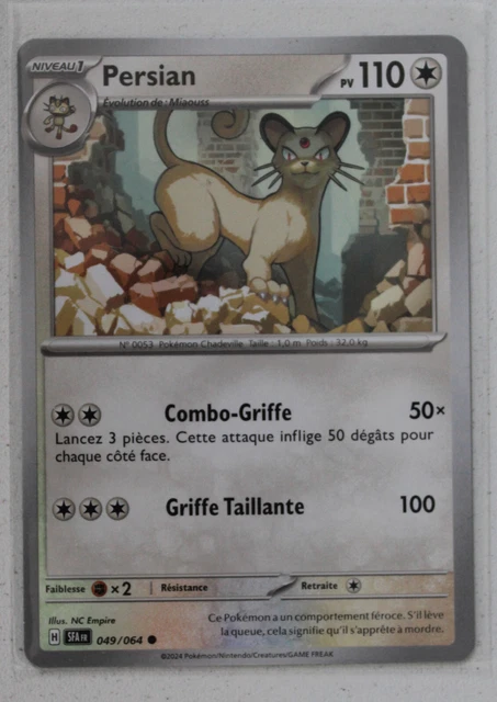 POKÉMON - PERSIAN - 049/064 EUR 1,00 - PicClick FR