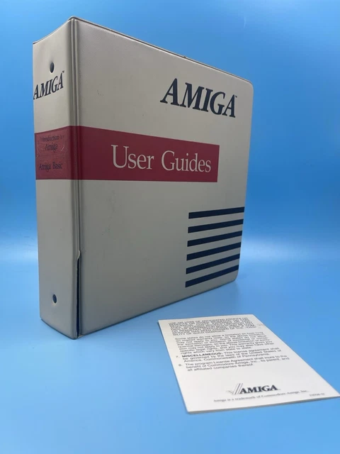 VINTAGE COMMODORE AMIGA Computer User Guides £36.32 - PicClick UK