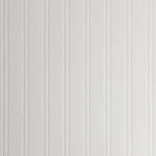 BEADBOARD PAINTABLE EXPANDED Vinyl Wallpaper 20.9in x 33ft 56.4 Sq. ft ...