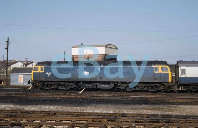 35MM RAILWAY SLIDE of Class 47 47472 @ Didcot - Copyright to Buyer £4. ...