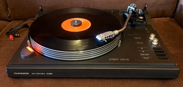 TELEFUNKEN TS860 HIFI DIRECT DRIVE TURNTABLE GIRADISCHI VINTAGE EUR 120 ...