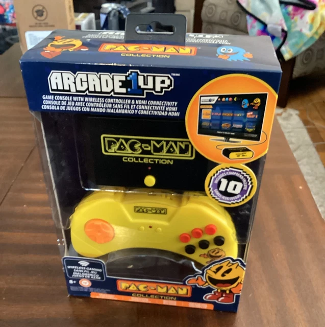 ARCADE 1UP PAC-MAN HDMI Game Console with Wireless Controller ...