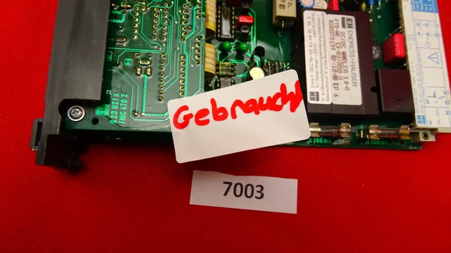 ENDRESS + HAUSER Auswertegeraet FMC 470 Z 24VDC Bestellnr. Ex-85.B ...