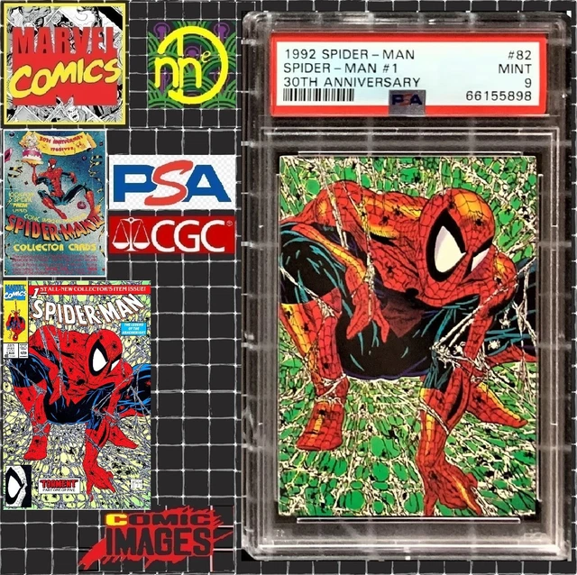 1992 MARVEL COMIC Images Spider-Man 30th Anniversary #82 Spider-Man #1 ...