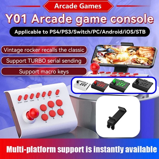 CONSOLE DI GIOCO arcade wireless controller joystick Bluetooth per ...