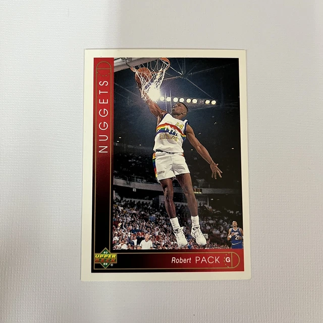 ROBERT PACK DENVER Nuggets Basketball Card 93-94 Upper Deck #118 Mint ...