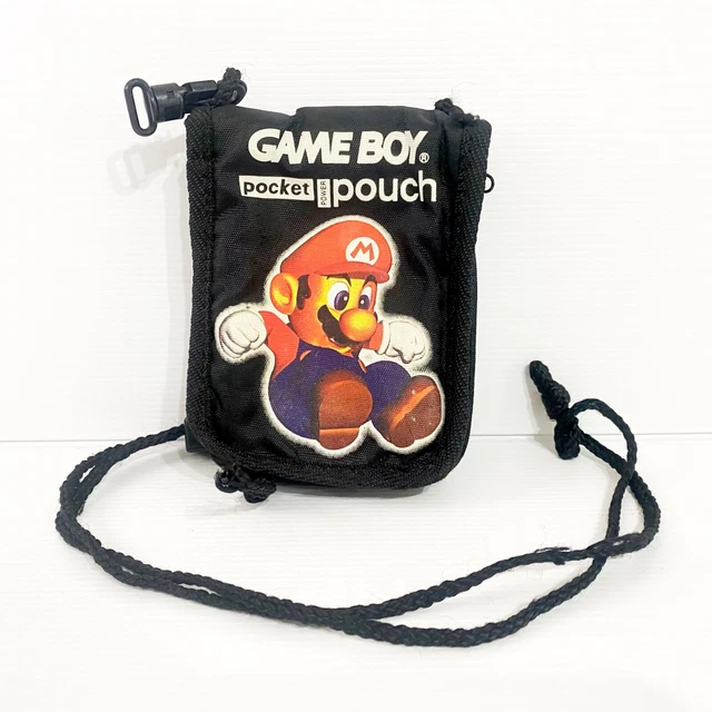 VINTAGE GENUINE 90S Nintendo Mario Game Boy Travel Case Pouch - Free ...