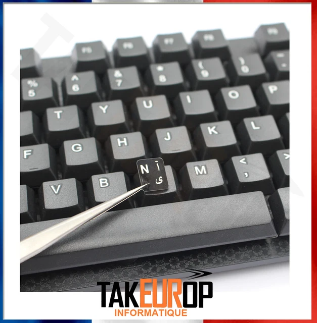 STICKERS AUTOCOLLANT CLAVIER Arabic QWERTY keyboard portable layout New ...