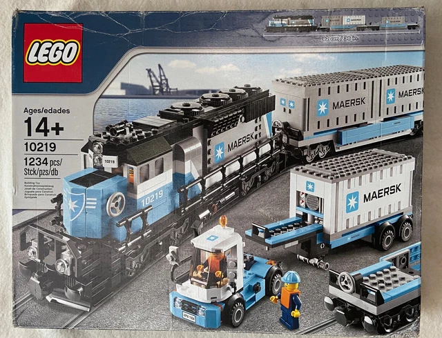 LEGO 10219 LE train porte conteneurs Maersk EUR 678,00 - PicClick FR