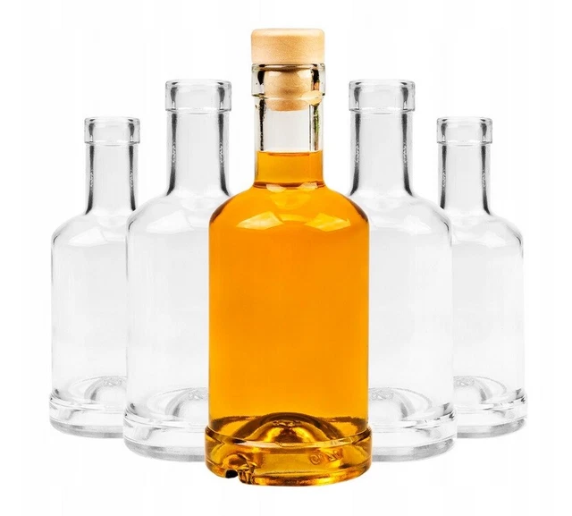 GLASFLASCHEN 250ML LEERE Flasche Kappe Weinflasche Tinkturflasche ...