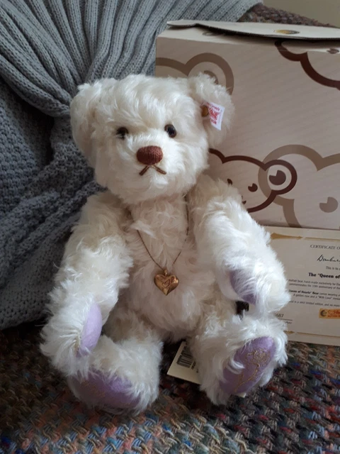 STEIFF “QUEEN OF Hearts” Bear Limited Edition Princess Diana £199.00 ...