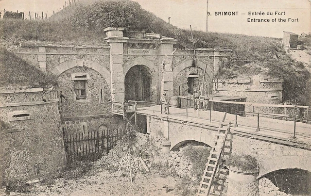 BRIMONT FRANCE ~ Entrée Du Fort-Entrance Of The Fort ~WW1 Photo Carte ...