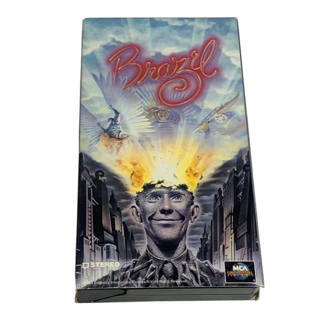 BRAZIL VHS 1985 Original MCA Robert De Niro Cult Sci-Fi Drama Retro ...