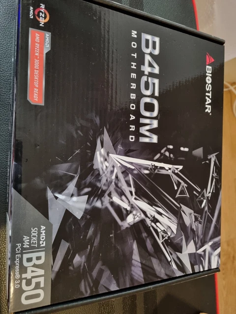 BIOSTAR B450MHP AM4 Motherboard AMD Max Socket £50.00 - PicClick UK