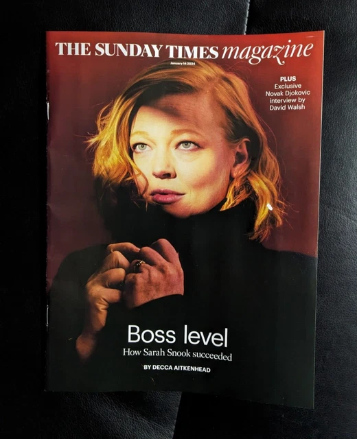 UK SUNDAY TIMES magazine. NOVAK DJOKOVIC exclusive interview. Snook ...