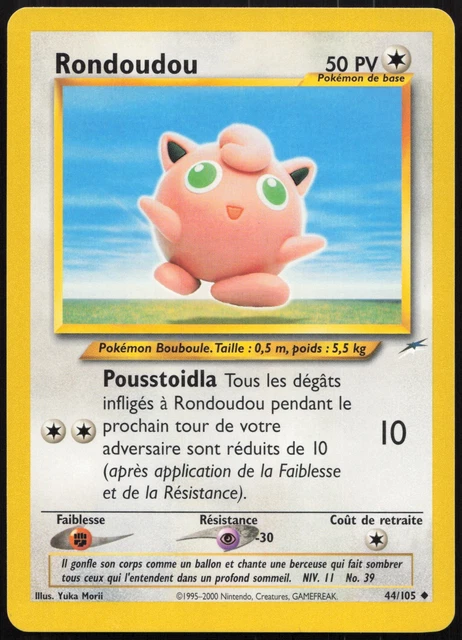 CARTE POKÉMON RONDOUDOU 44/105 Neo Destiny Français EUR 17,50 - PicClick FR