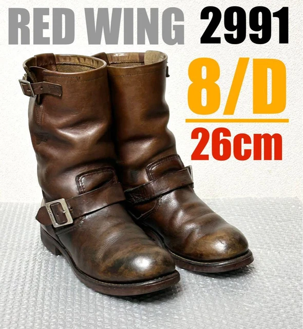 8/D 2991 ENGINEER Red Wing Harley Gpz From Japan £184.03 - PicClick UK