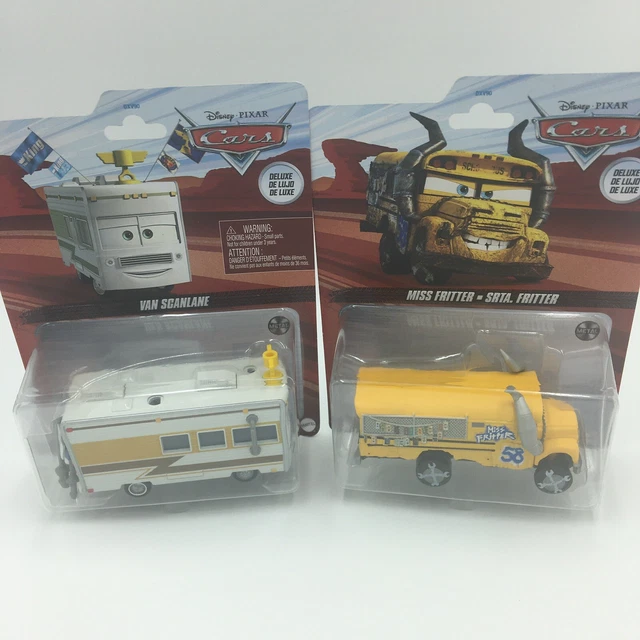2022 DISNEY PIXAR Cars Deluxe Van Scanlane and Miss Fritter lot $29.00 ...