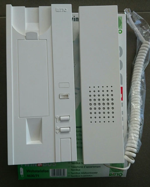 WOHNTELEFON RITTO TWINBUS TS4630 in weiß, Art.Nr. 4630/71*Neu*OVP EUR ...