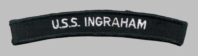 US NAVY FFG-61 USS Ingraham Guided Missile Frigate UIM Shoulder Rocker ...