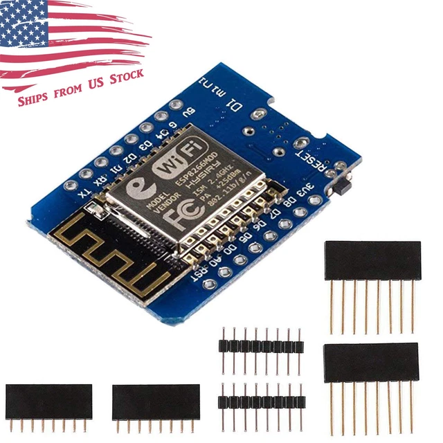D1 MINI NODEMCU WiFi LUA ESP8266 ESP-12 Microcontrollore WeMos EUR 7,50 ...