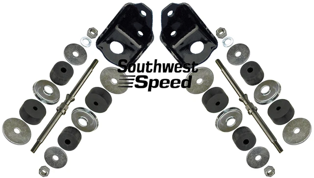 NEW 1955-57 CHEVY Front Engine Mounting Kit,Sbc V-8,Black,Motor Mounts ...