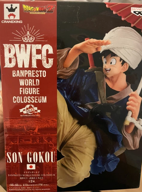 FIGURINE DRAGON BALL Z BWCF 2018 #2 Son Goku Banpresto Craneking Neuve ...