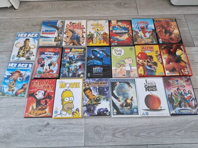 LARGE CHILDREN'S DVD Job Lot Bundle 20x Kids Disney, Pixar, Universal £4.61 - PicClick UK