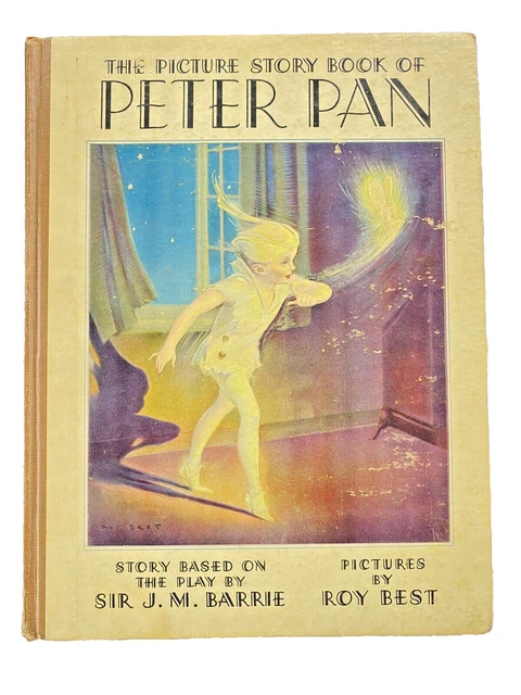 VINTAGE CHILDREN’S THE Picture Story Book of Peter Pan, JM Barrie, Roy ...