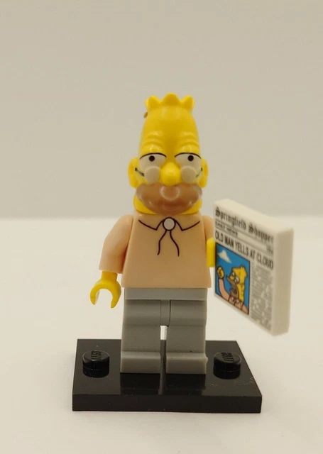 LEGO SIMPSONS SERIES 1 GRANDPA ABE SIMPSON - With Accessory £9.50 ...