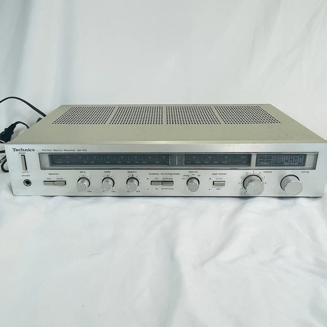 TECHNICS SA-103 VINTAGE AM/FM Stereo Receiver £103.82 - PicClick UK