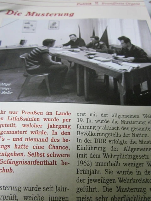 DAS WAR DIE DDR N Politik Bewaffnete Organe Die Musterung EUR 3,80 ... DAS WAR DIE DDR N Politik Bewaffnete Organe Die Musterung EUR 3,80 ...