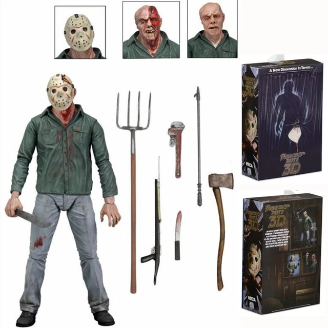 NECA ULTIMATE JASON Voorhees Friday the 13th Part III 7" Action Figure ...