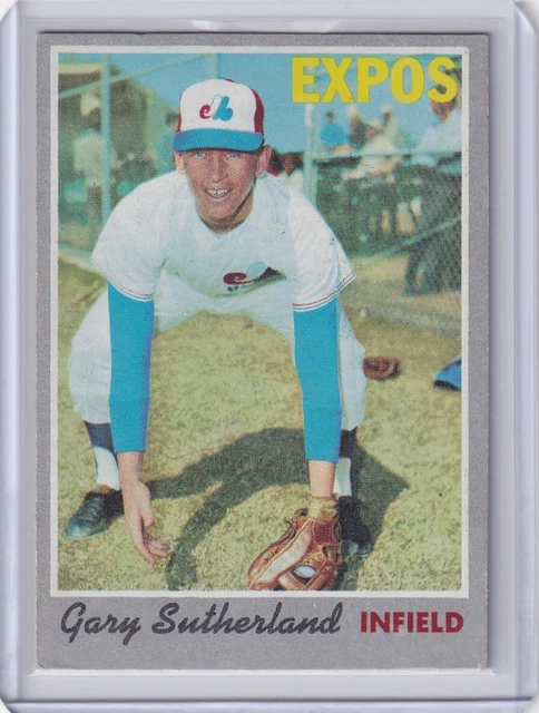 1970 TOPPS BASEBALL #632 Gary Sutherland - Montréal Expos EUR 3,37 ...