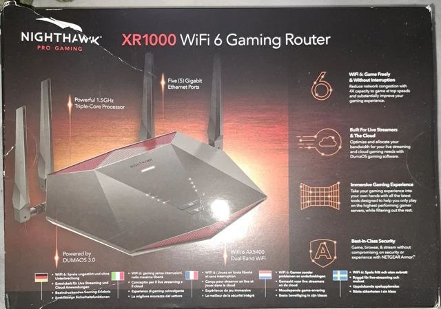 NETGEAR NIGHTHAWK PRO Gaming WiFi 6 Router XR1000 EUR 129,00 - PicClick FR