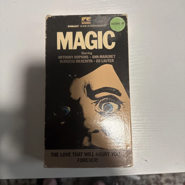 MAGIC VHS ANTHONY Hopkins Ventriloquist Psychological Horror Thriller ...