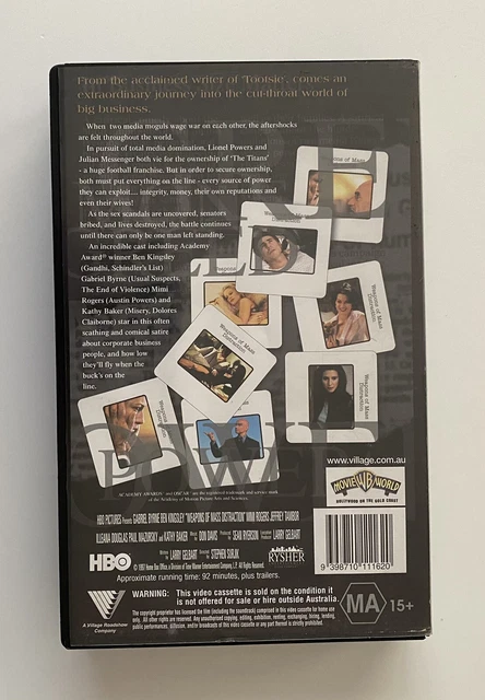 WEAPONS OF MASS Distraction [VHS] Roadshow Video Big Box Ex-Rental Tape ...