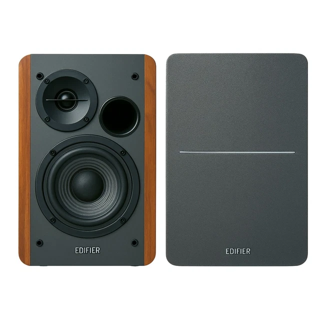 EDIFIER R1280T ACTIVE Bookshelf Speakers (Pair) Brown £99.00 - PicClick UK