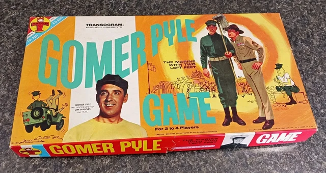 VINTAGE 1960S USMC GOMER PYLE Board Game by Transogram £46.52 - PicClick UK