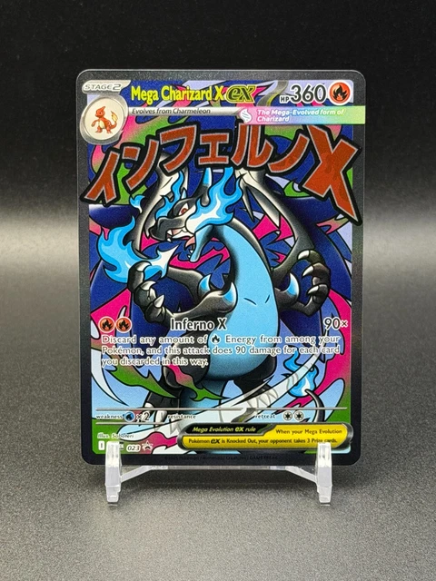 POKÉMON MEGA CHARIZARD X ex MEP EN Black Star Promo 023 £62.28 ...