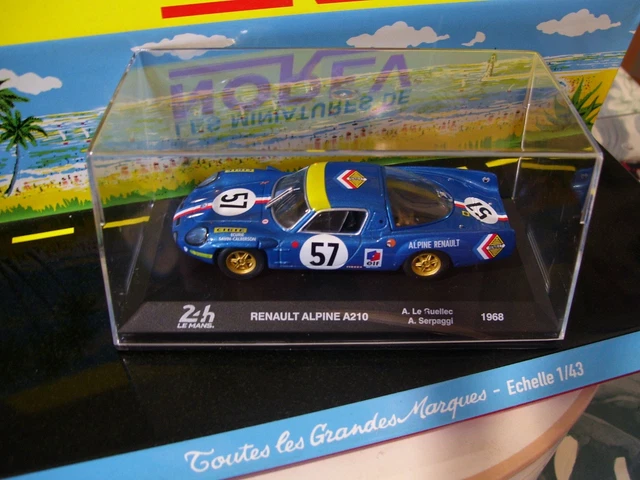 RENAULT ALPINE A210 Bleu N57 24H Le Mans 1968 1/43 EUR 24,47 - PicClick FR
