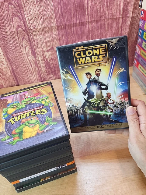 10 ANIMATED CARTOON DVD Lot Scooby-Doo Pokemon Spiderman Ninja Turtles ...