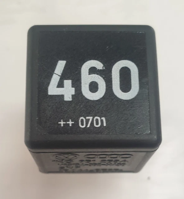 460 BLACK RELAY Vw Audi Seat Skoda Engine Ecu Control 2004-2016 ...