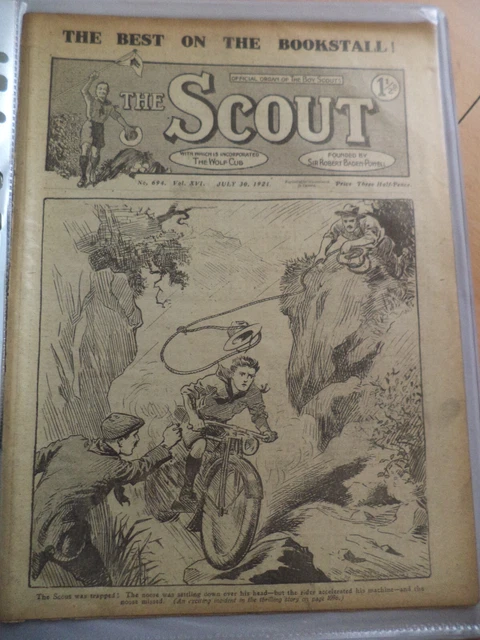 THE SCOUT OLD antique BOY SCOUTING MAGAZINE 1920S 30 july 1921 walter ...