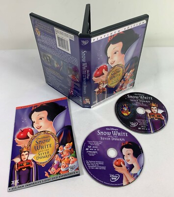 WALT DISNEY'S SNOW White and the Seven Dwarfs (DVD, 2001, 2-Disc Set ...