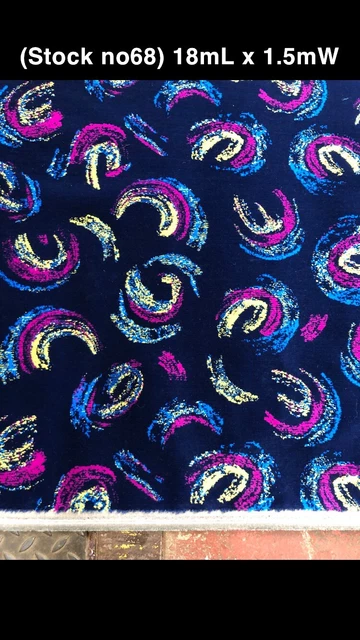 1M OF RETRO Coach/Bus/Train/Camper Fabric (Moquette) £20.00 - PicClick UK